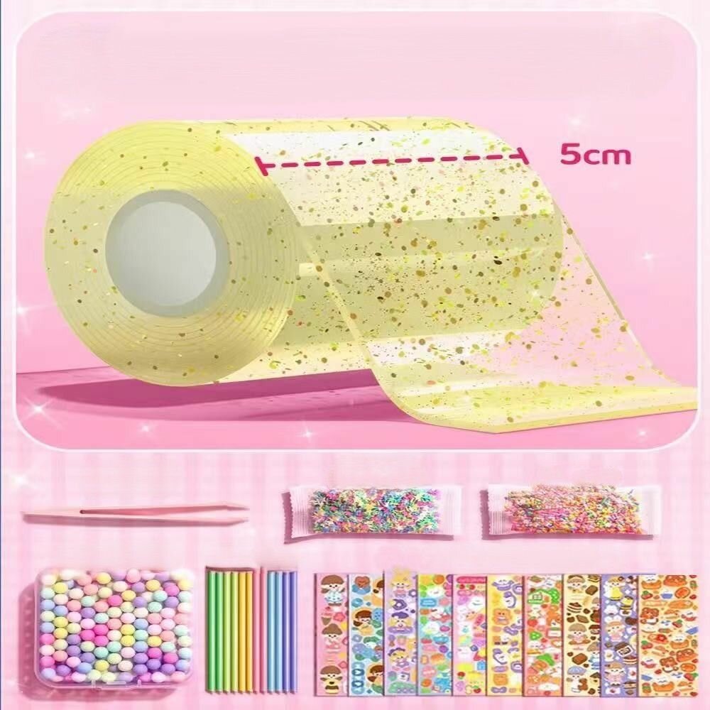 Нано скотч двусторонний прозрачный антистресс набор для надувающихся шаров клейкая лента