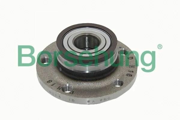 Ступица колеса Borsehung B15621 задняя, Audi A3 05, 03-, VW Golf 10, 03-, Jetta III 08, 05-10, 10, Passat 03, 05-, CC 06, 08-, Touran 02, 03-, Skoda Octavia 02, 04-, Superb 03, 08-