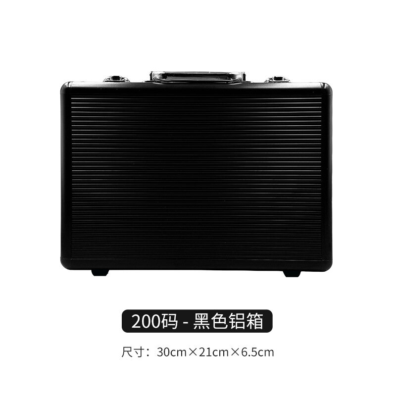 Специальный портативный кейс для покера Texas Hold'em, черный и серебристый алюминиевый бокс, 200, 300, 500, коробка для хранения