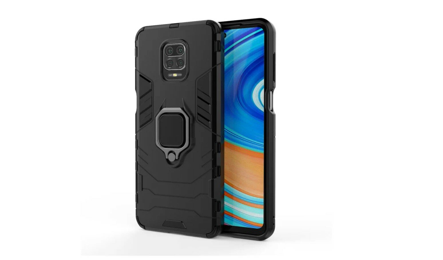 Чехол-бампер Чехол. ру для Xiaomi POCO X3 / X3 NFC / X3 Pro противоударный усиленный ударопрочный черный