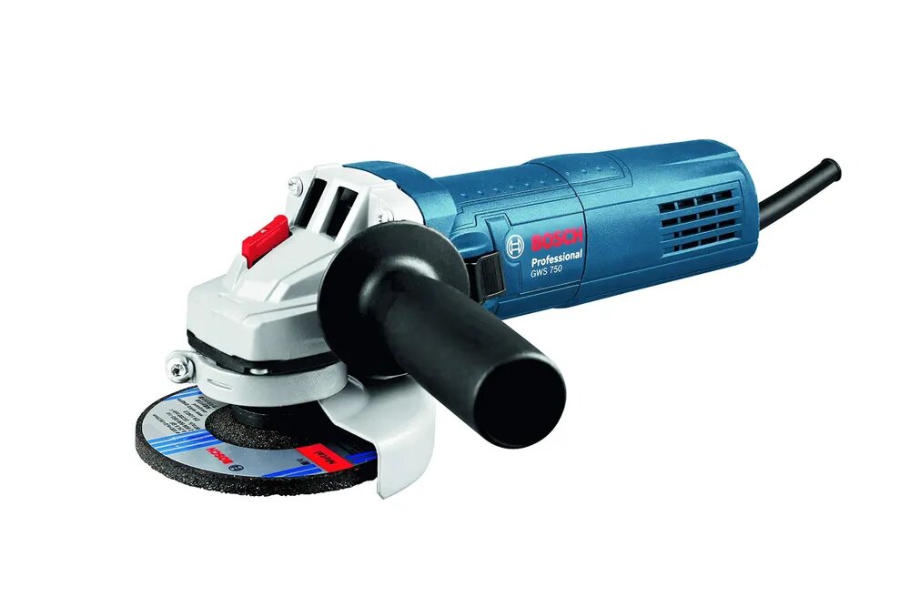 Болгарка электрическая Bosch GWS 750, 750Вт, 115мм, (0601394000)
