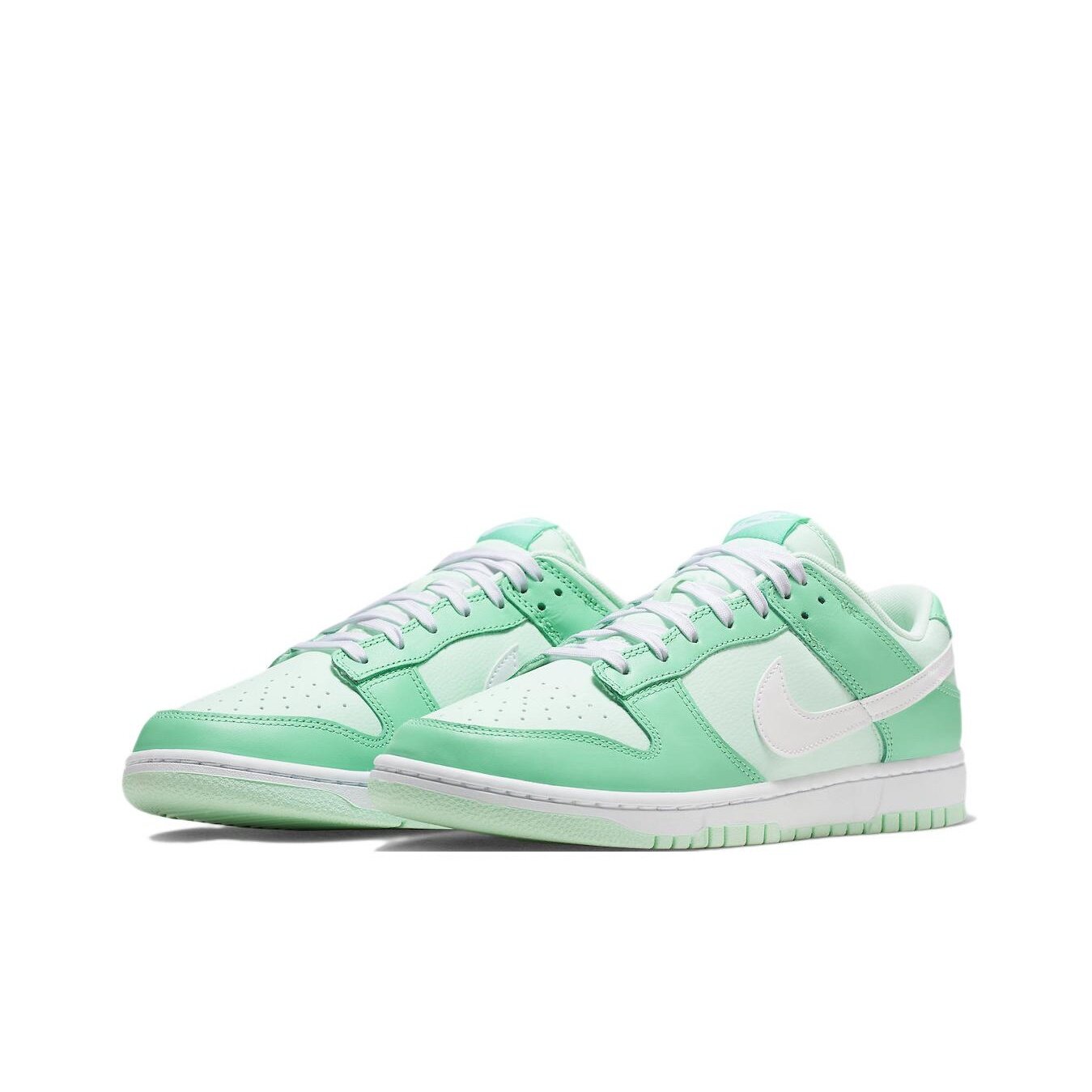 Кроссовки NIKE Dunk, размер EU 46 стопа (30CM), зеленый, — фото 1