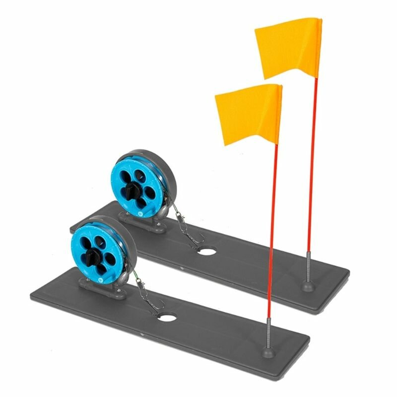 Флаг для зимней рыбалки на снегу и подледной рыбалке-2шт