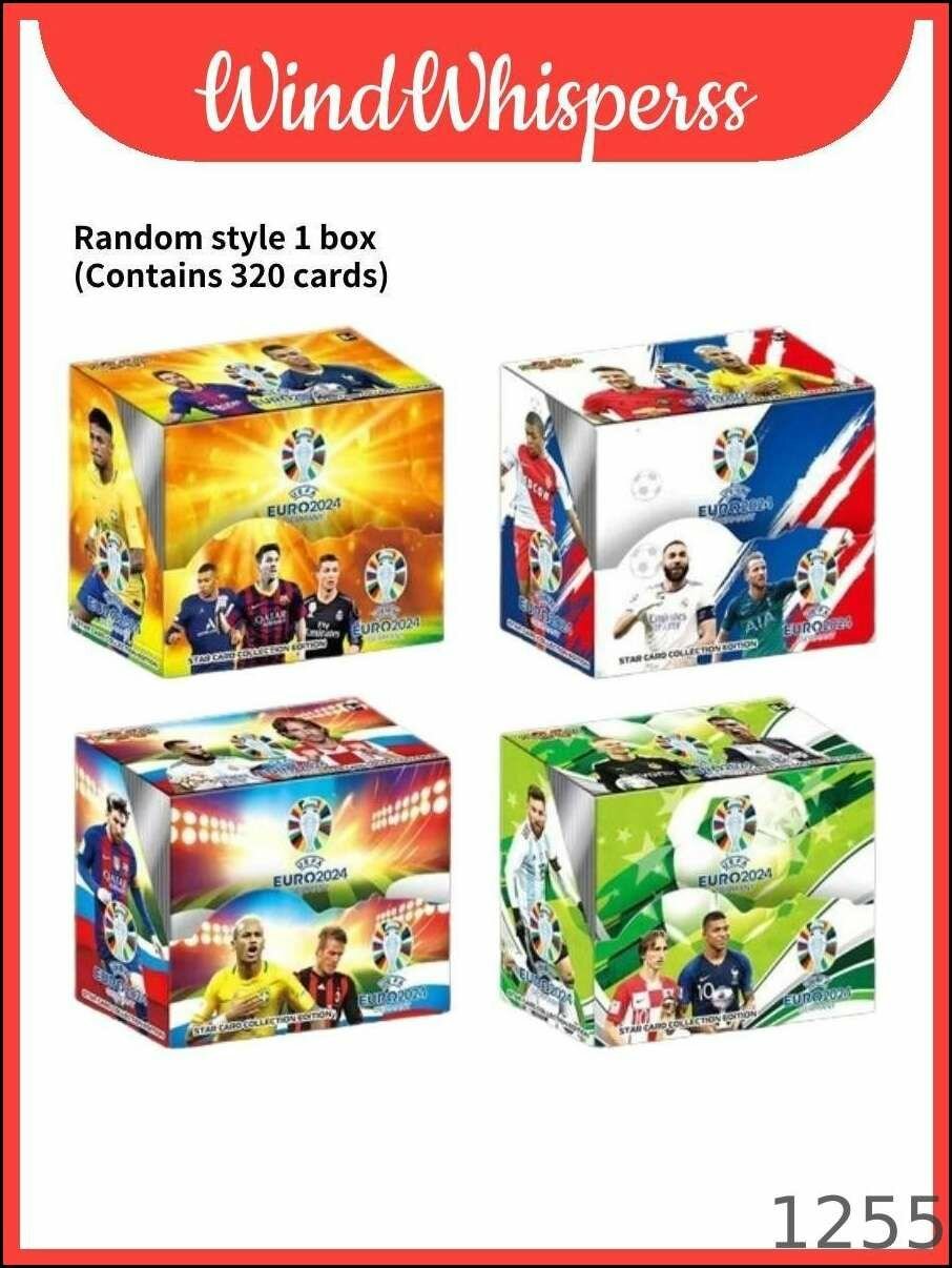 Суперкарты футбольных звёзд чемпионата мира: коллекционный набор карточек Месси, Роналду, Неймара, 320 шт.11