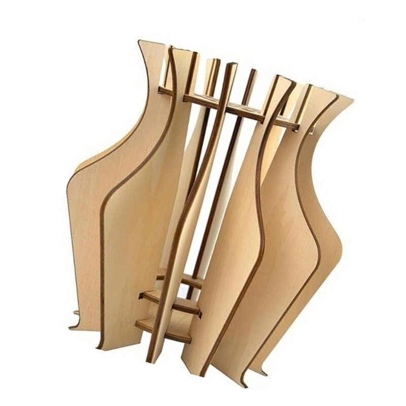 Украшение дома деревянная мозаичная ваза для украшения дома