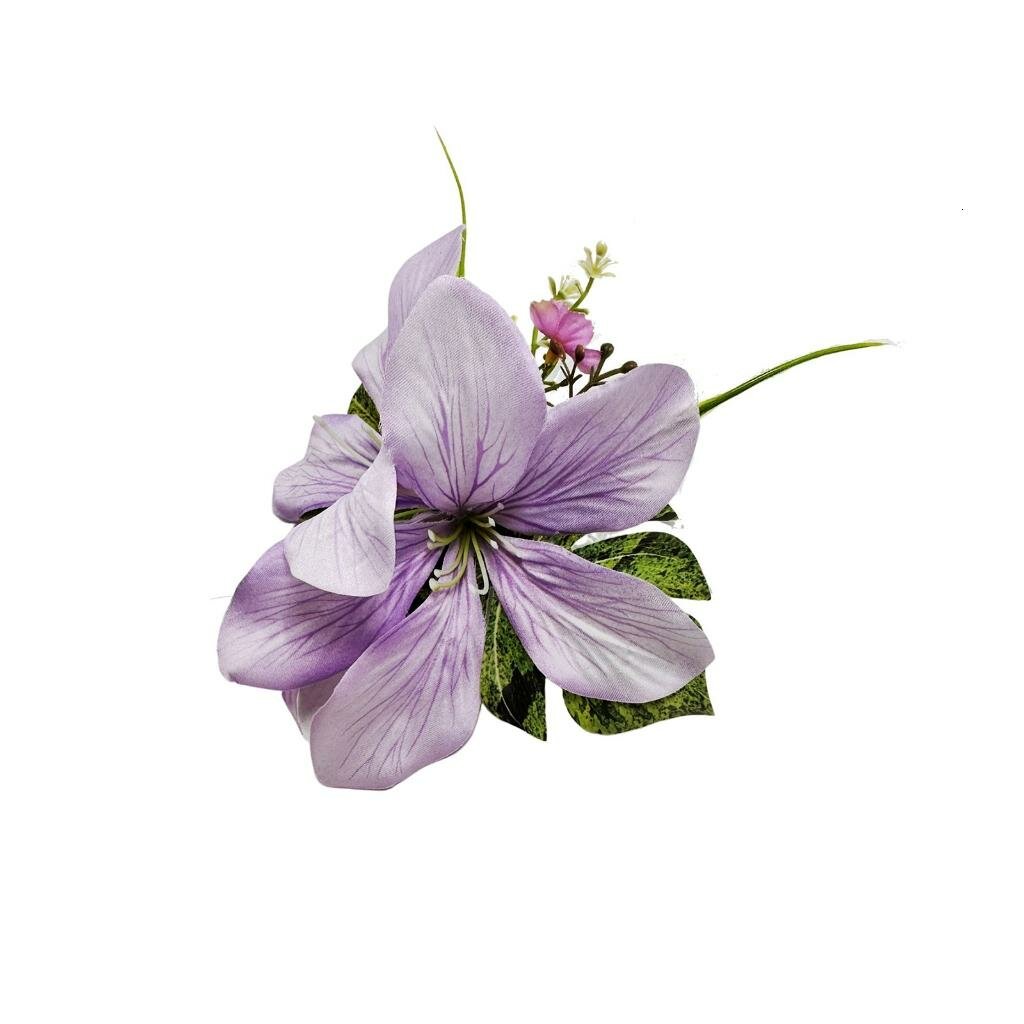 Элегантный аксессуар для волос в виде искусственных лилий, заколка в виде цветка для свадеб, вечеринок