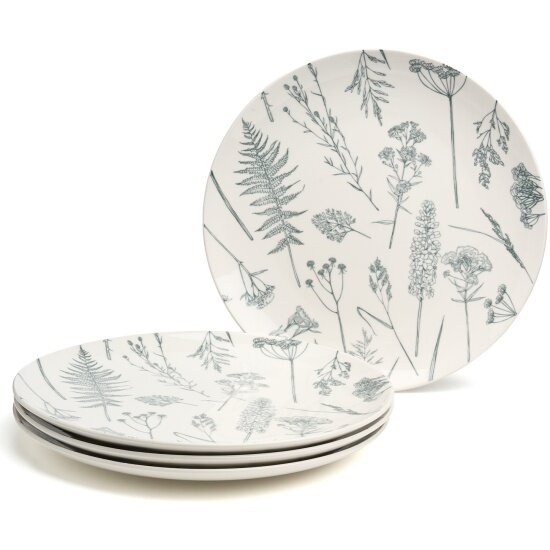 Набор тарелок обеденных Bronco "grasses" 4 шт, 27 см 191-342-1