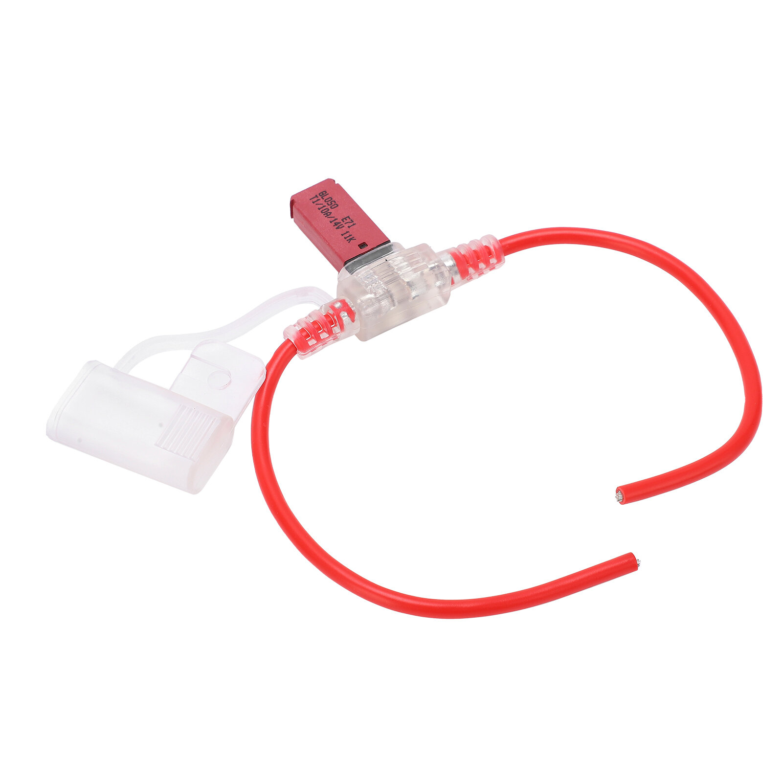 Держатель автомобильного предохранителя 31,5 см, 12AWG, TPE/PVC, с ручным сбросом, 10 А, для автомобилей, багажников, автодомов.