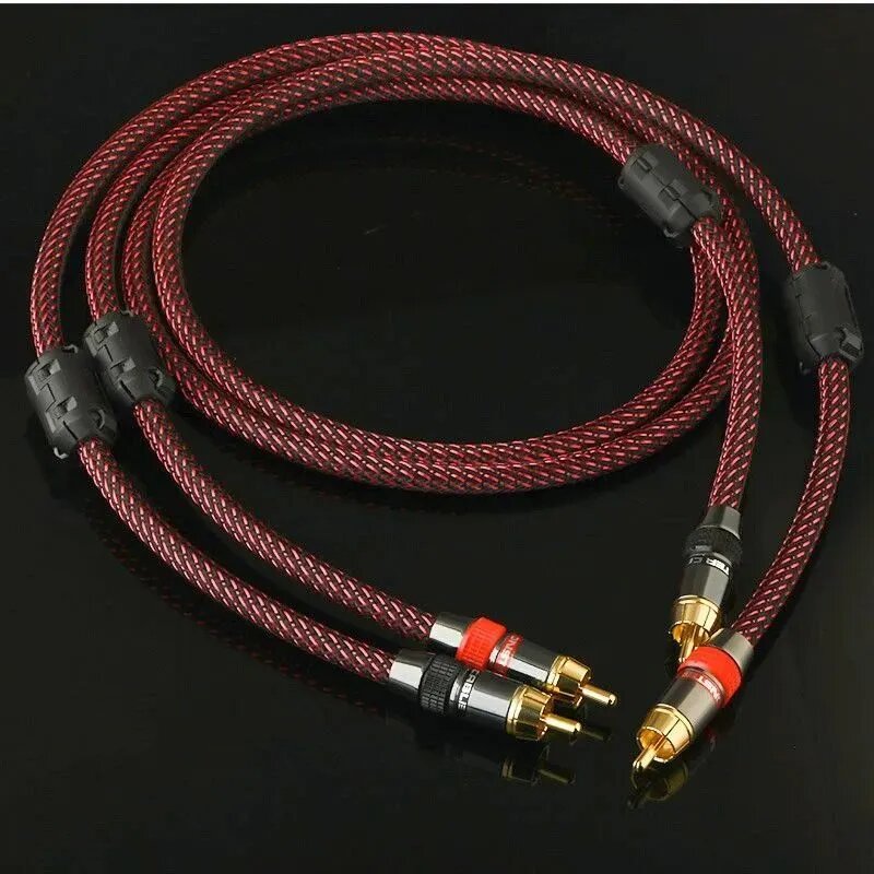Monster Аудиокабель RCA/RCA, 10 м, красный