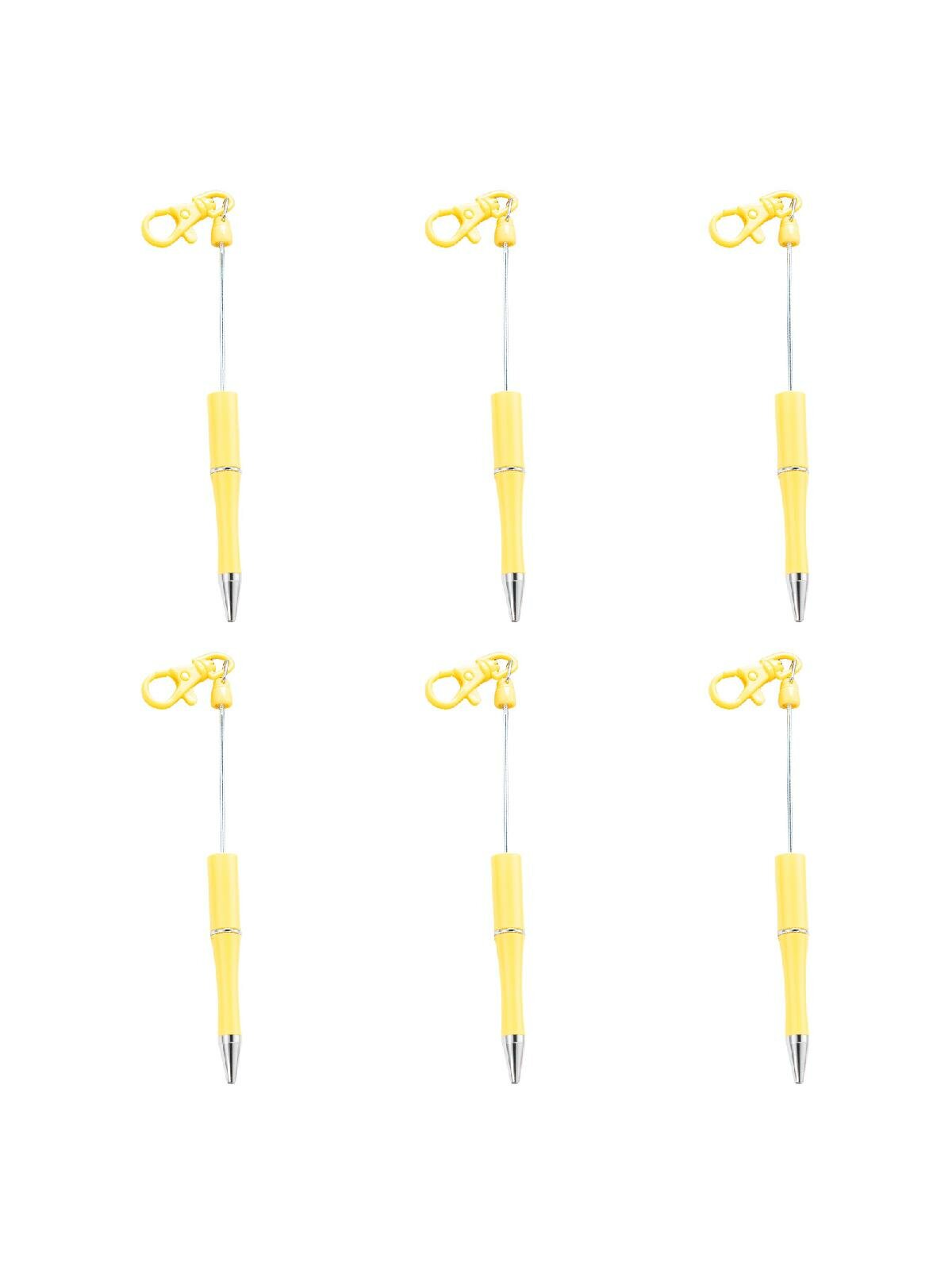 6 Шт 1,0 мм Бисерная Ручка с Брелоком Шариковая Ручка Для Подписи Бисерная Ручка