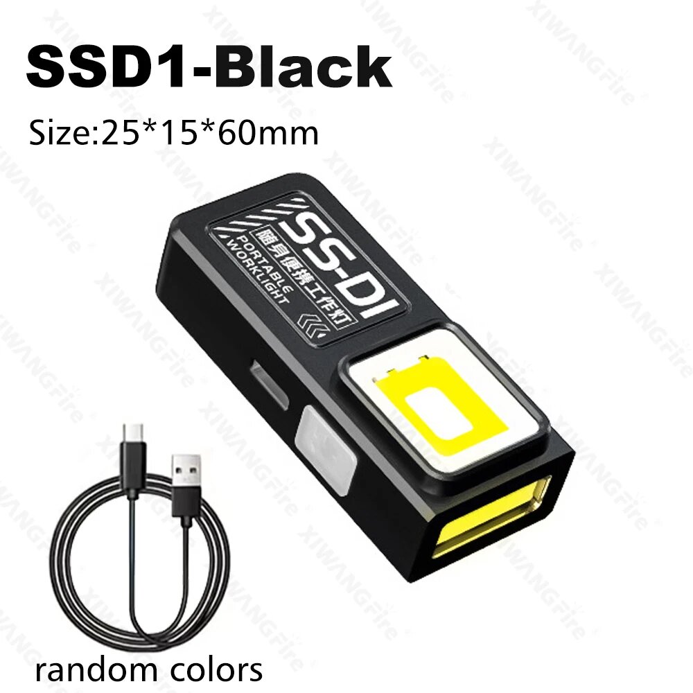 Heinast Портативный перезаряжаемый фонарь LED 800 люмен Черный, SSD1-Black