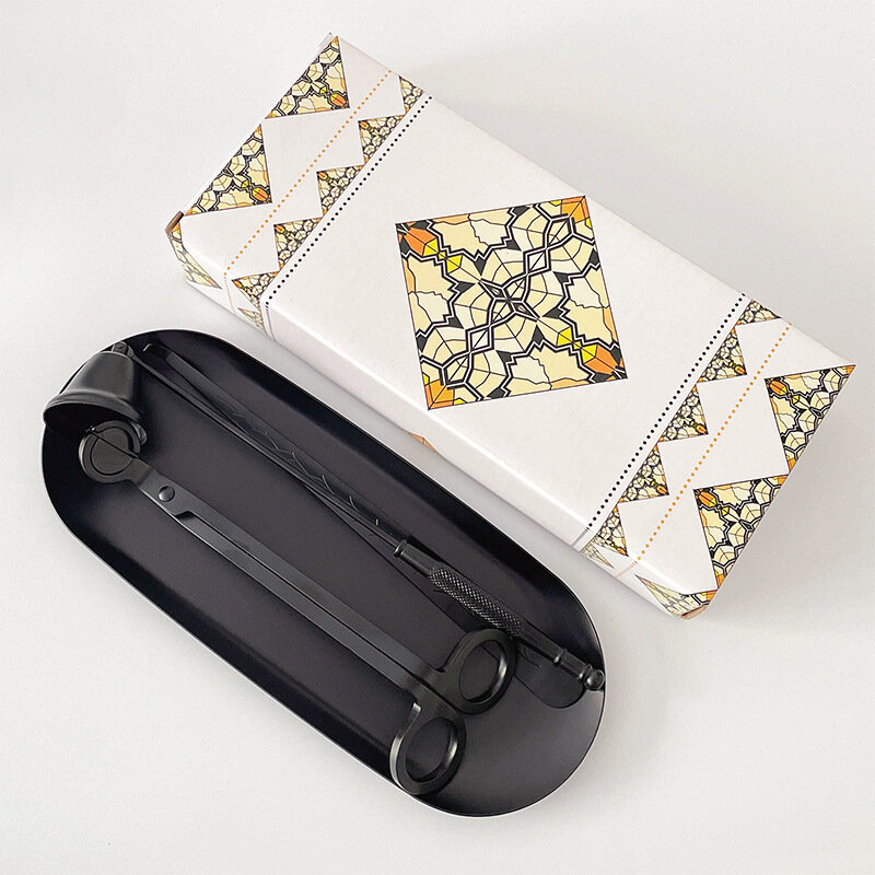 Набор инструментов для ароматерапии: ножницы для свечей, крючок для фитиля, гаситель для свечей, колокольчик для свечей, аксессуары для свечей, цветная коробка