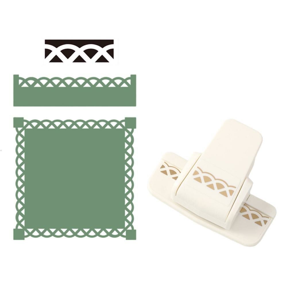 Необычный перфоратор для тиснения границ, устройство для тиснения краев альбомов, перфоратор ручной работы