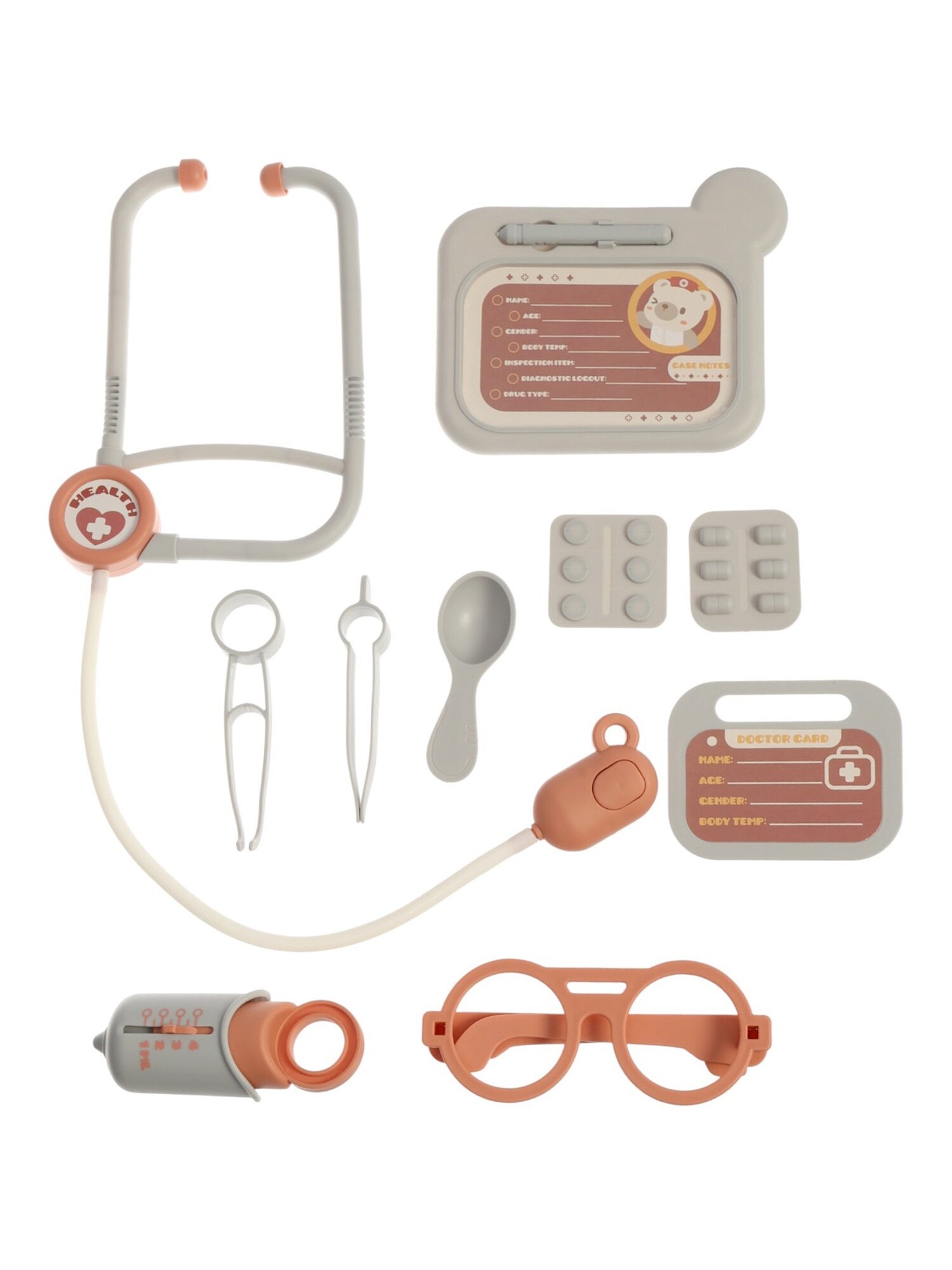 Набор доктора «Добрый доктор» 10 предметов, световые и звуковые эффекты