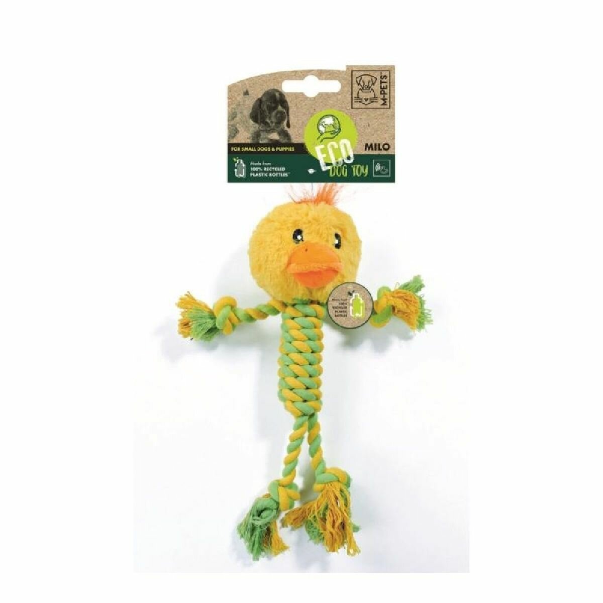 M-PETS Игрушка мягкая для собак ECO Утенок Мило 33см