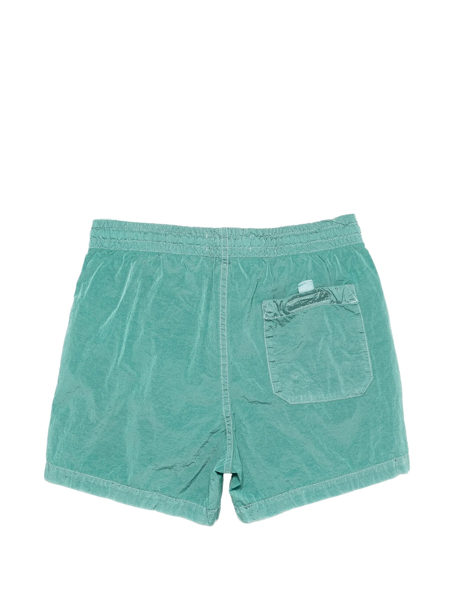 Купальник Stone Island Side-stripe logo patch swimwear, размер 8 лет, зеленый, — фото 1