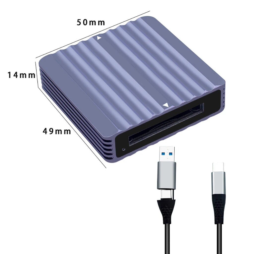 XT-XINTE 2-в-1 CFexpress A+B Кардридер 10 Гбит/с USB Type-C for CFE B