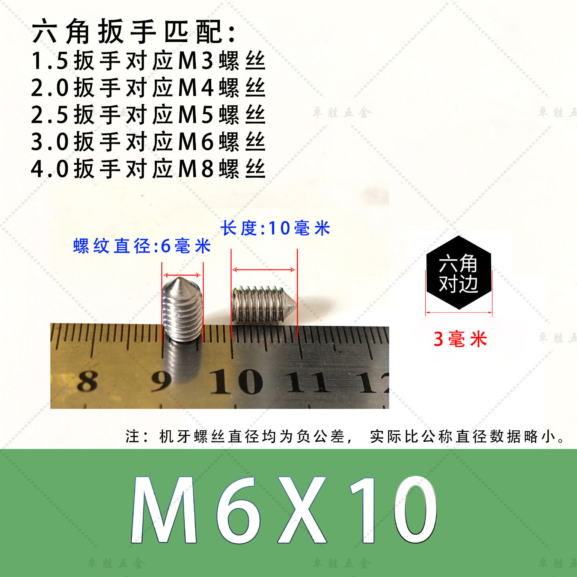 Винт для дверной ручки с шестигранной головкой, остроконечный винт для крепления дверной ручки, специальный винт, аксессуары для дверных ручек