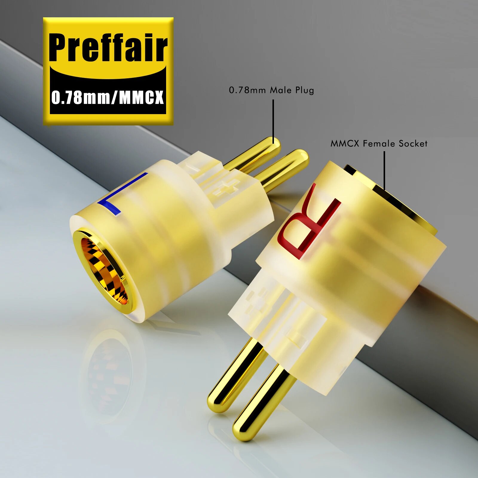 Preffair Bluetooth адаптер для наушников 0,78 мм 2-контактный 0.78 2pin-MMCX