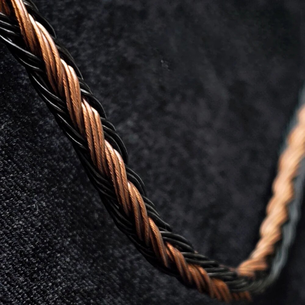 24-жильный аудиокабель для наушников FiiO Dark Brown 3.5mm