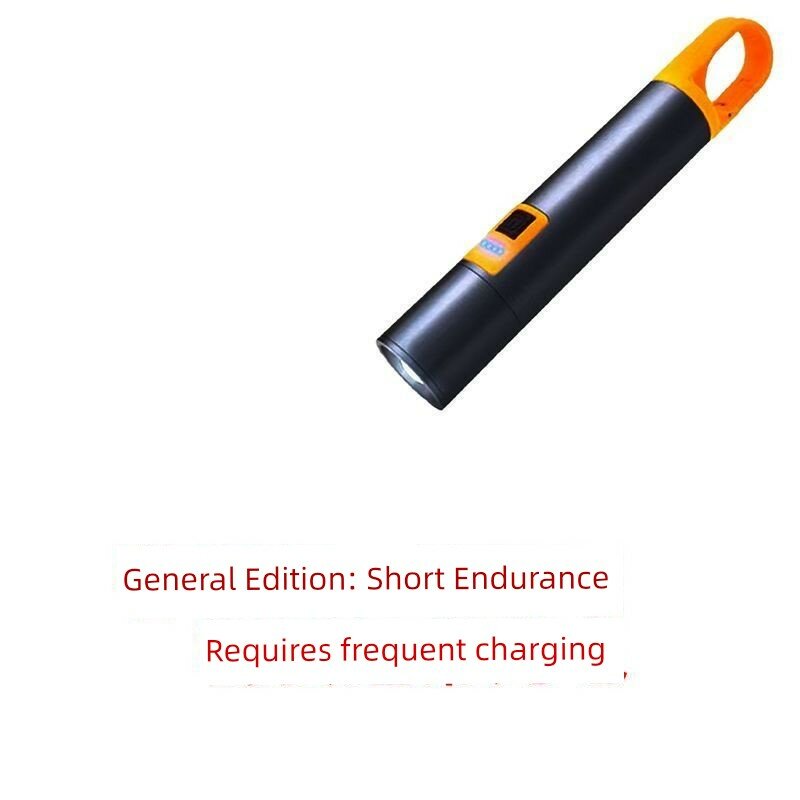Лазерный перезаряжаемый фонарь с функцией Power Bank, крючком, 3-уровневой регулировкой яркости, 500 люмен, стандартная
