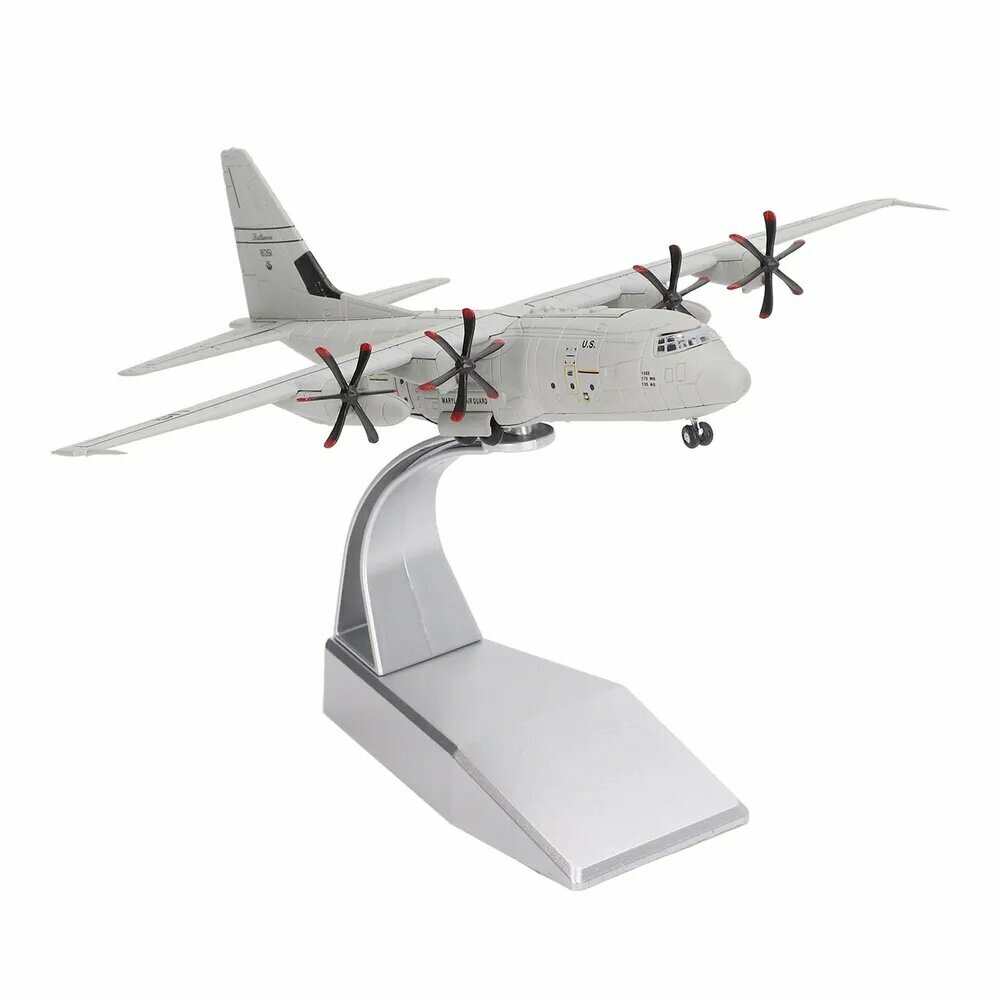 Модель самолета ВВС C-130J, 1:200, сплав, АБС, темно-бежевый цвет