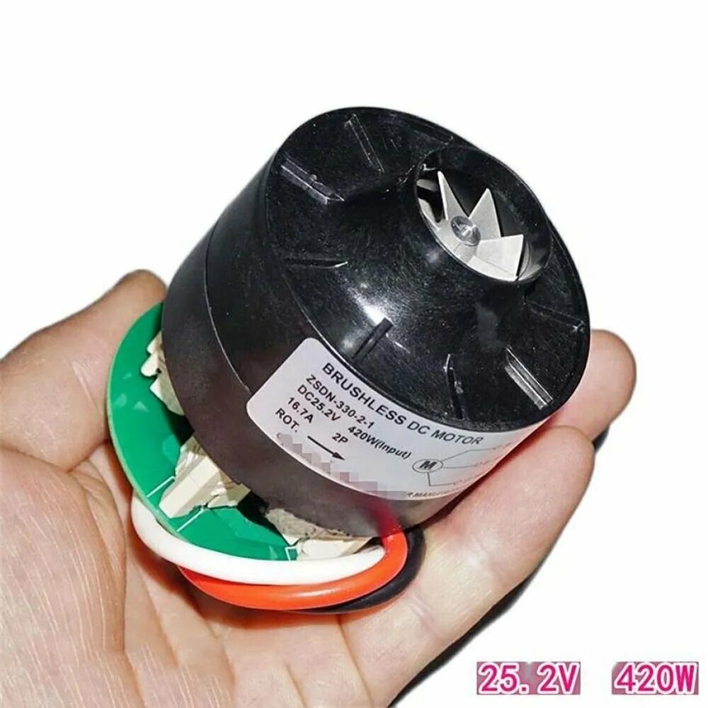 Высокоскоростной бесщеточный двигатель постоянного тока мощностью 420 Вт/120 000 об/мин, турбонаддув 24 В без привода