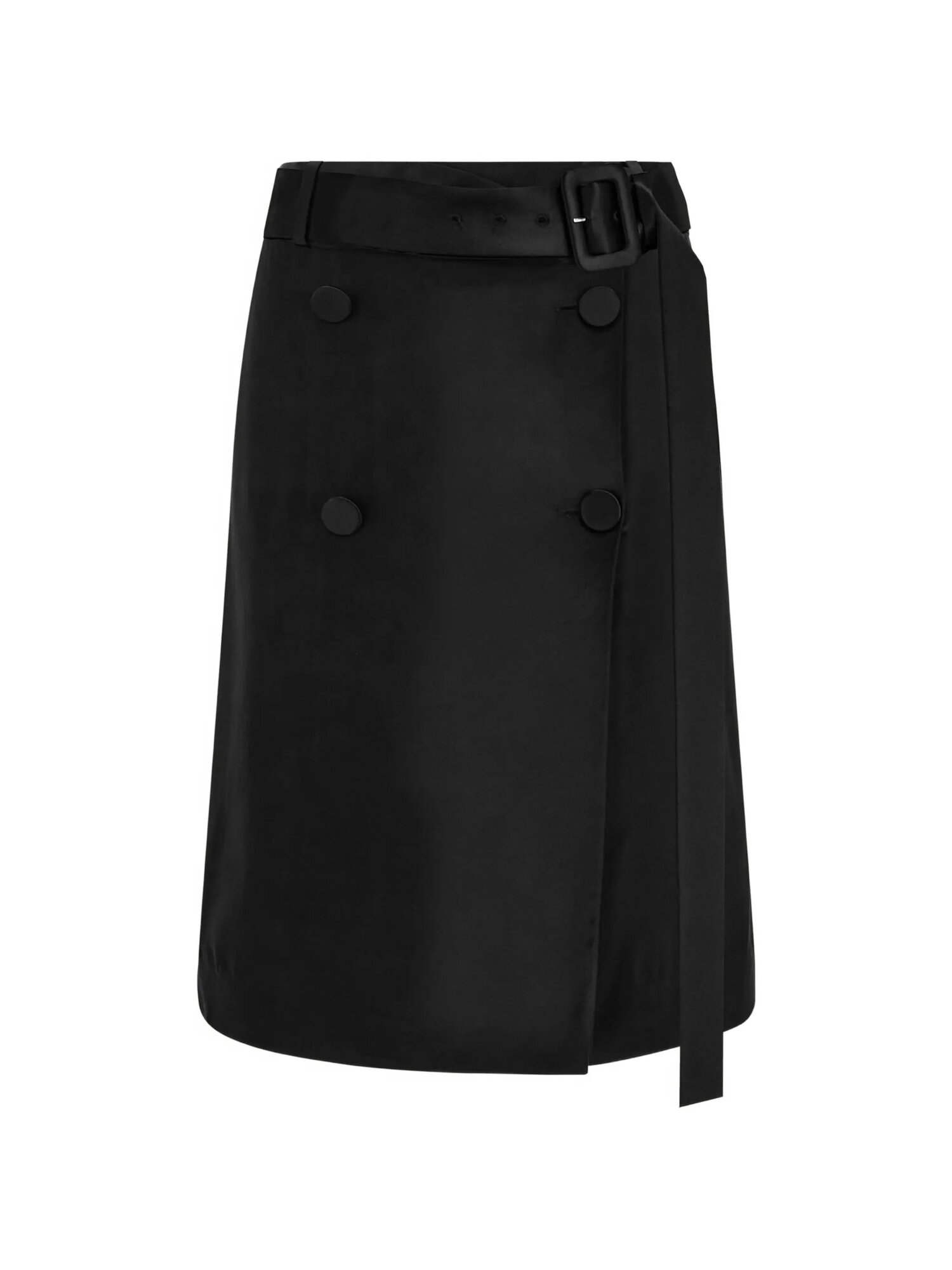 Юбка Button belted midi skirt