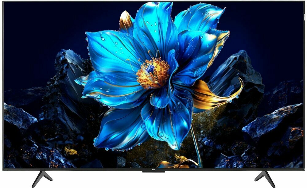 65" (165.1 см) Телевизор TCL 65P7K, черный (Direct LED, QLED, 4K UltraHD, Wi-Fi, 60 Гц, Google TV)