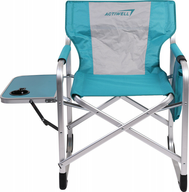 Кресло складное туристическое со столиком и подстаканником, размер 60х55х81 см