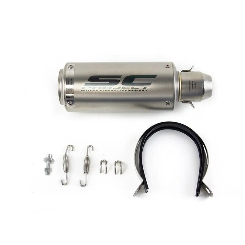 Глушитель для мотоцикла прямоток универсальный на питбайк