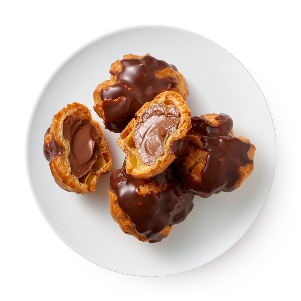 Профитроли "Из Лавки", с заварным кремом, с какао, без добавок, 378 ккал