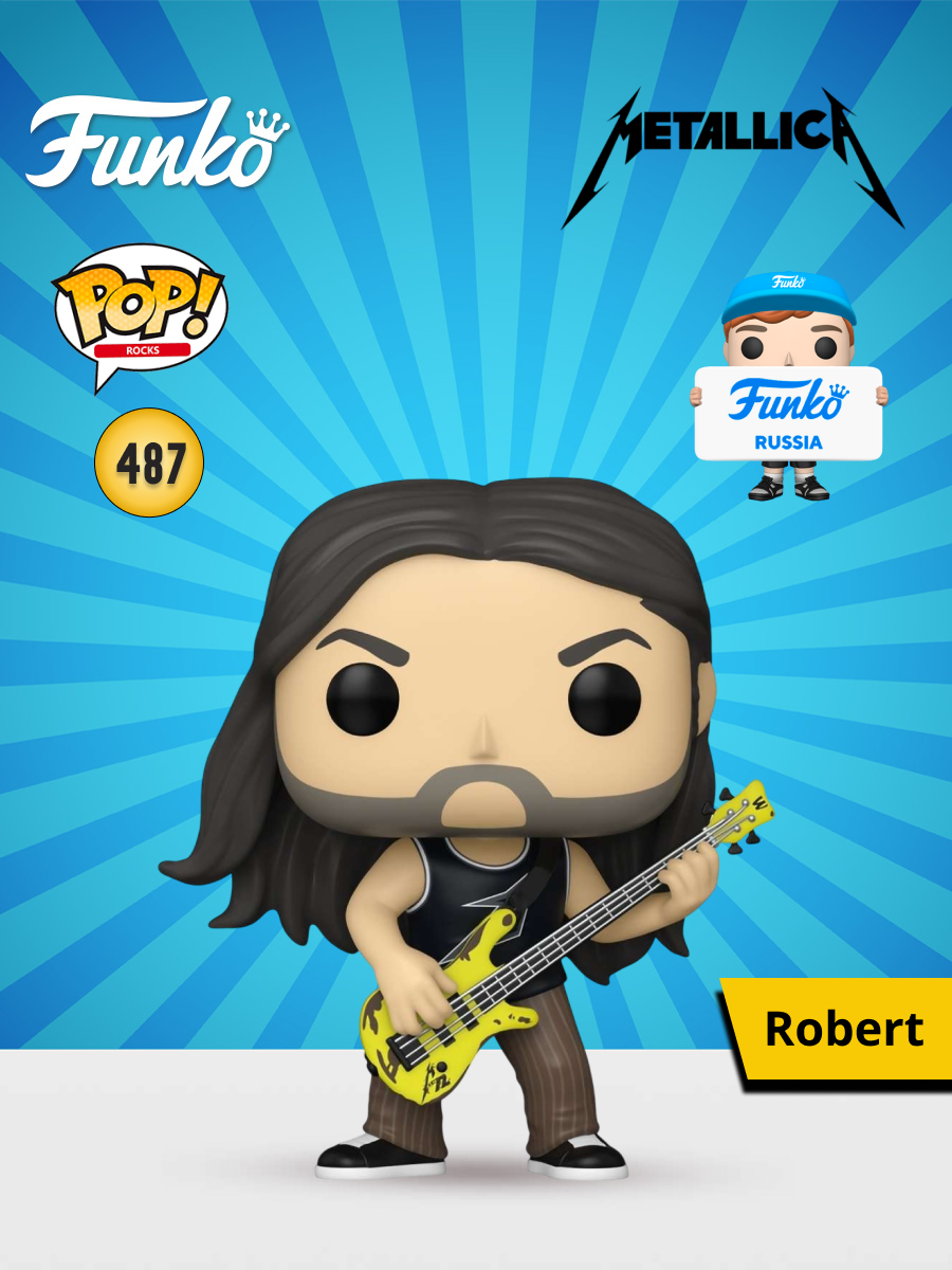 Фигурка Funko POP! Rocks Metallica Robert (72S) (487) 87078 винил