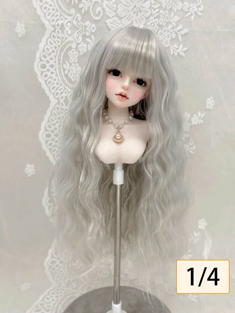 Кукольный парик, подходит для куклы BJD 1/4, размер головы 18-19.5 см