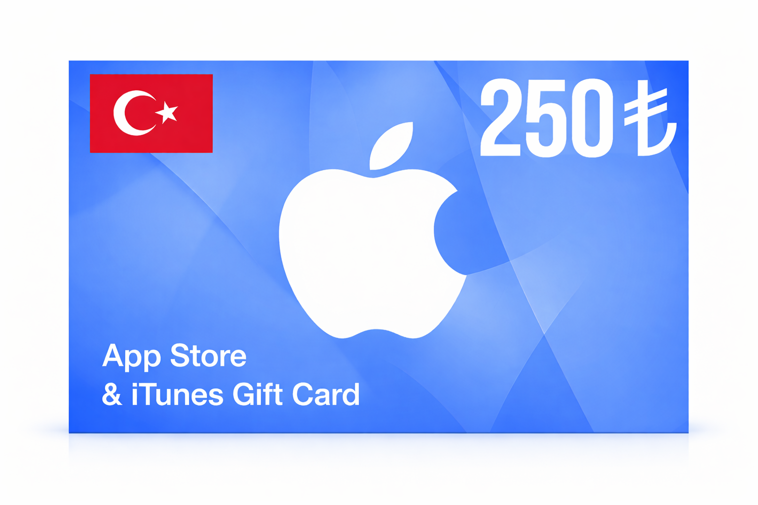 Подарочная карта Apple | iTunes/AppStore | номинал 250TL | Регион Турция