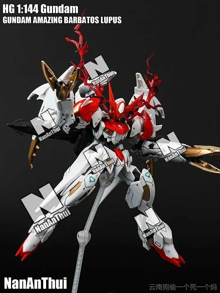 Сборная Игрушечная фигурка модель HG 1:144 GUNDAM AMAZING BARBATOS LUPUS, Высококачественная модель, Поставляется с бесплатными наклейками
