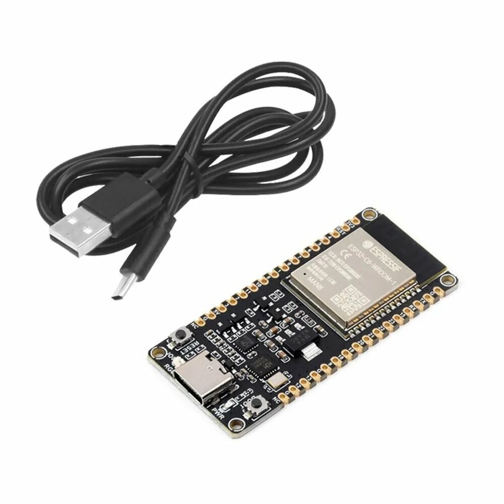 Макетная плата ESP32-C6-DevKitC-1-N8 с WIFI6 Bluetooth-совместимой беспроводной технологией для проектов в области электроники
