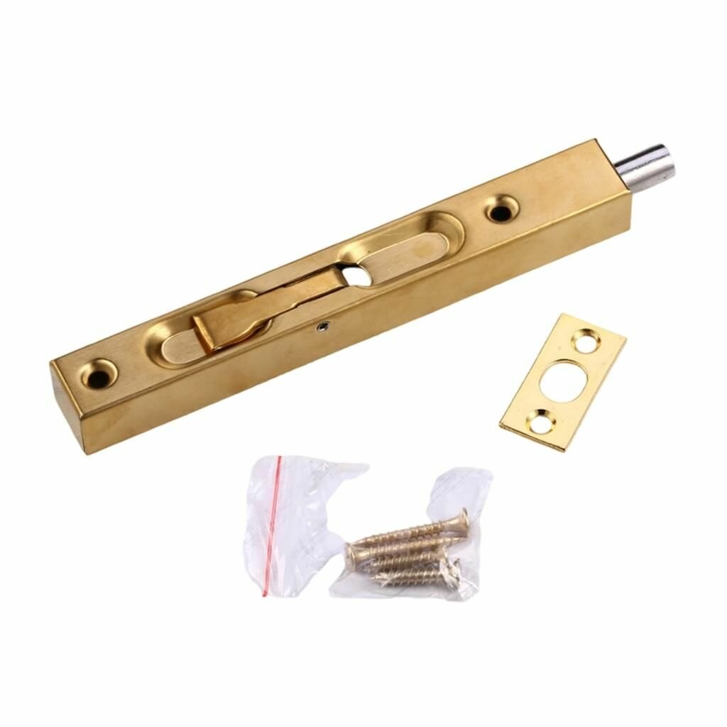 Врезная защелка для раздвижных дверей, Золото