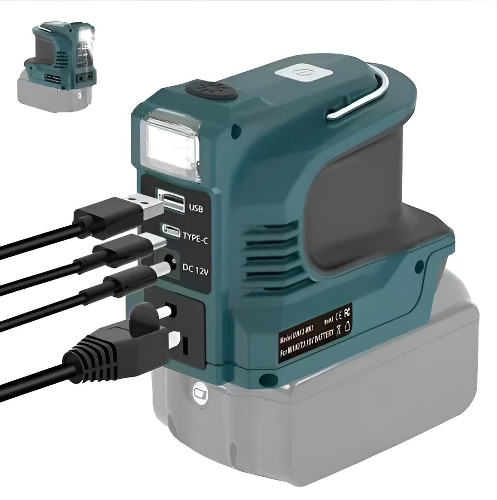 Инвертор питания мощностью 180Вт, совместимый с литиевой батареей Mk18 BL1830B BL1860B BL1820B, с USB и Type - C