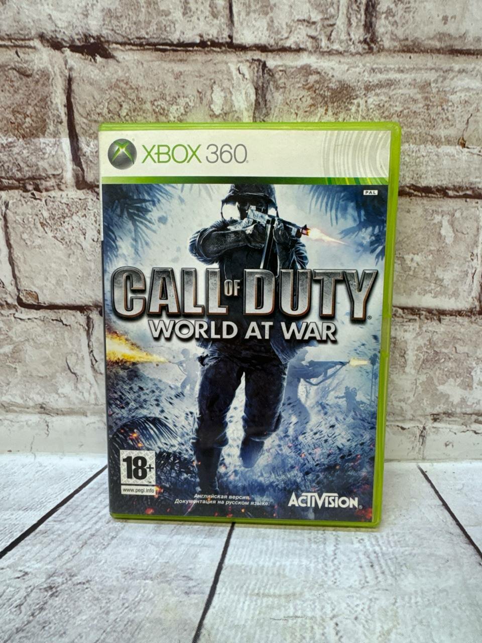 Диск Xbox 360 Call of Duty World AT WAR