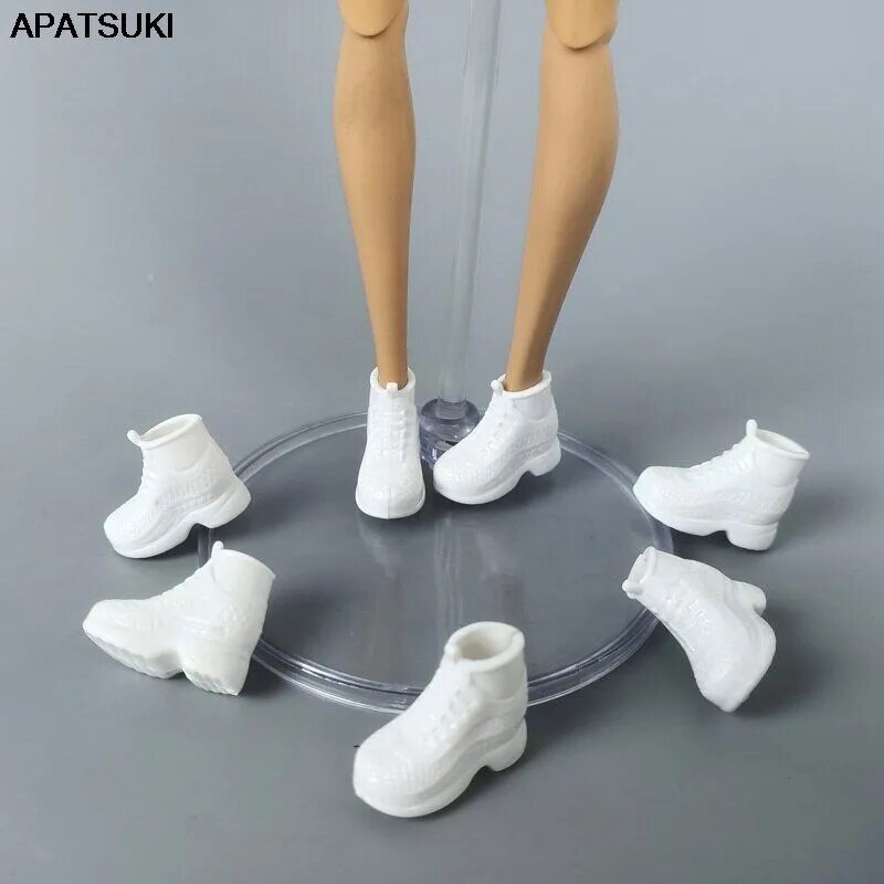5 пар/лот белых спортивных мокасин Кукла Барби