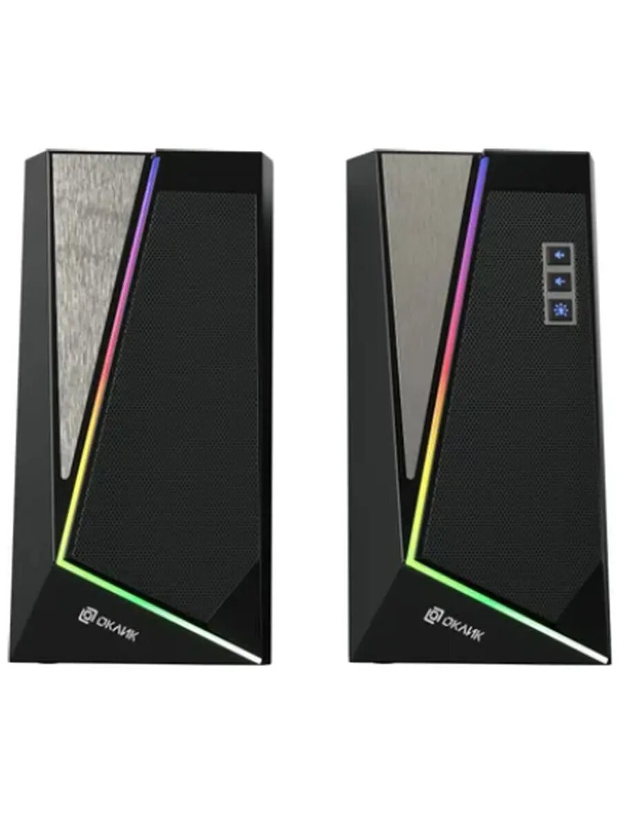 Колонки OK-125 1458489 черный - 2.0, 6 Вт