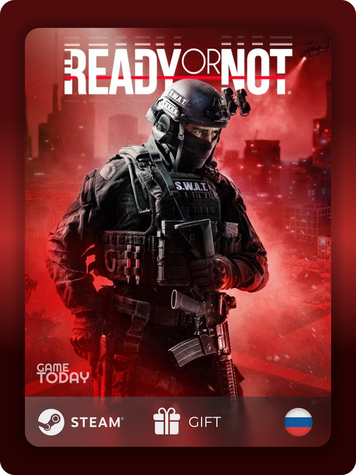 Ready or Not | Игра в Steam | PC | Steam Deck | Отправка подарком | Регион активации Россия