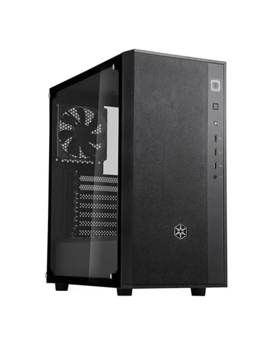 Корпус Fara R1 SST-FAR1B-G черный