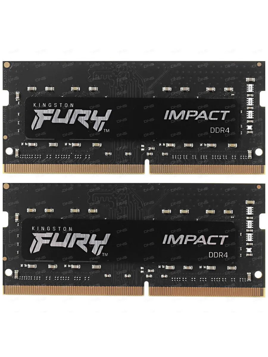 FURY Impact KF432S20IBK2/16 16 ГБ SO-DIMM DDR4, 3200 МГц
