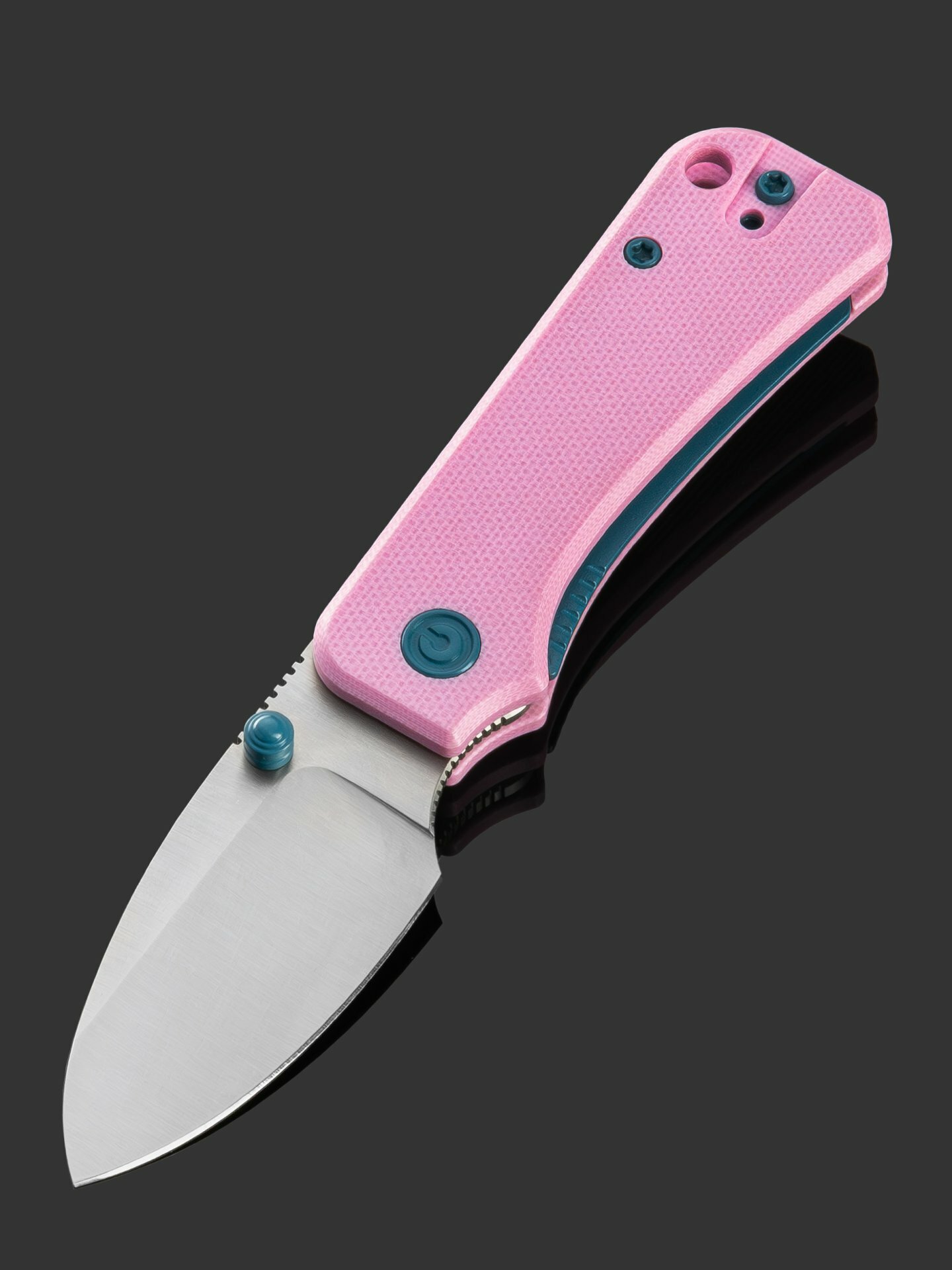 Складной нож CIVIVI Baby Banter C19068S-10, сталь Nitro-V, рукоять Powder Pink G10