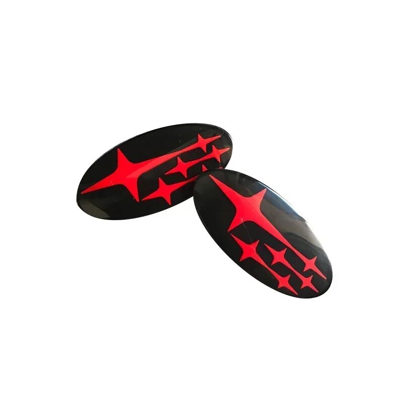 Акриловая эмблема на передний капот автомобиля, значок на задний багажник, наклейка с Красный