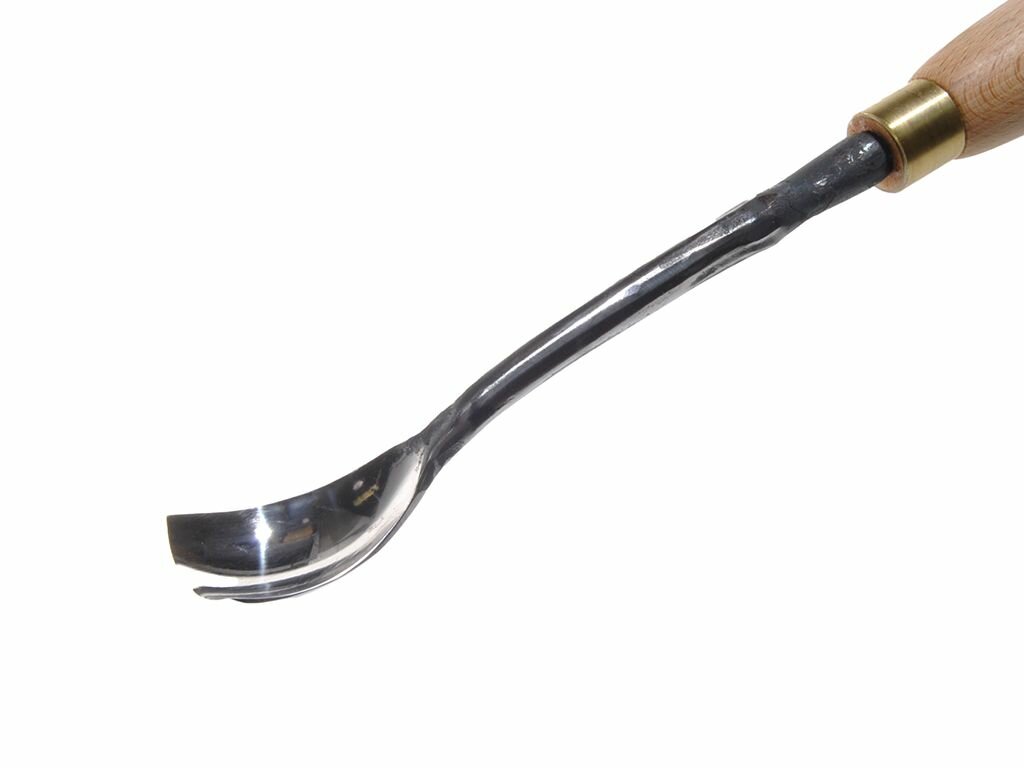 Стамеска клюкарза 8a/20 полукруглая, кованая для резьбы по дереву. Татьянка