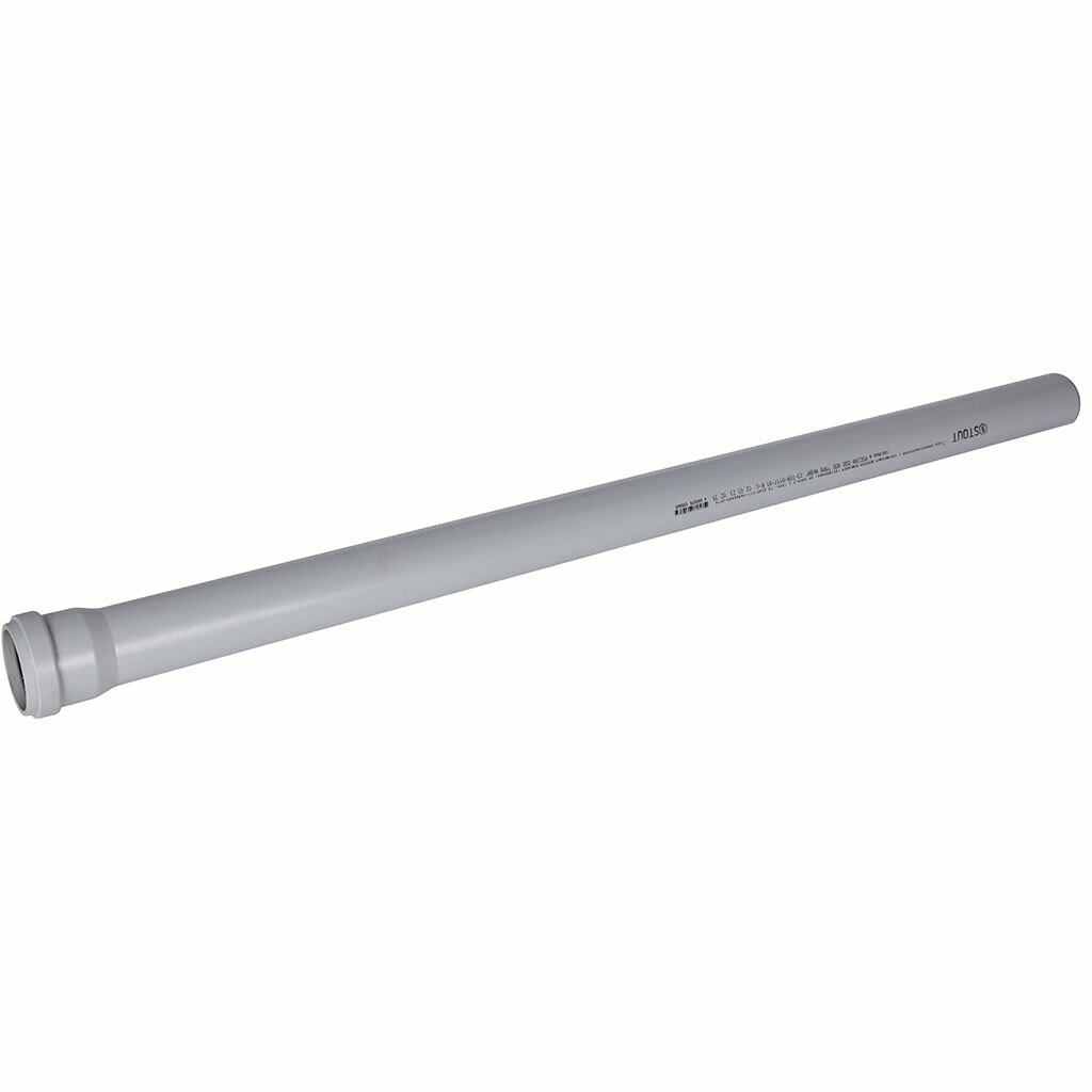 Труба канализационная STOUT бесшумная D 58 х 1000 мм SKB-0001-058100