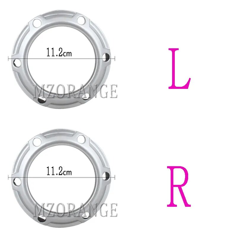 Противотуманная фара для Mitsubishi Outlander 2007, 2008, серебряная крышка гриля, рамка Covers